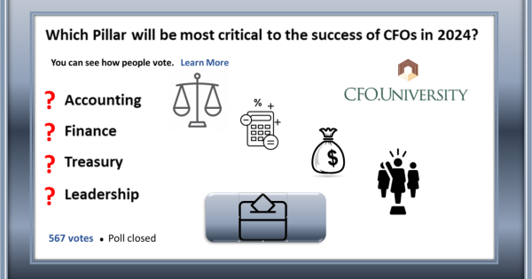 Which Pillar Will Be Most Critical To CFO Success In 2024? | CFO.University